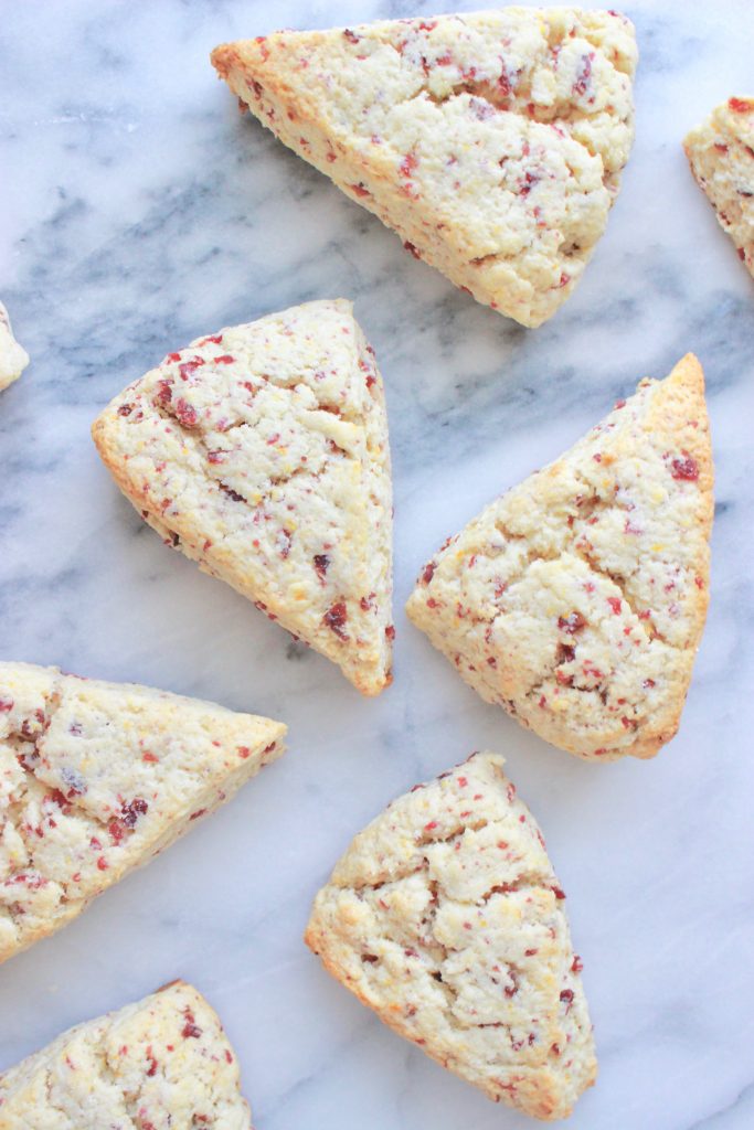 Quick Cranberry-Orange Scones - Mandy Jackson