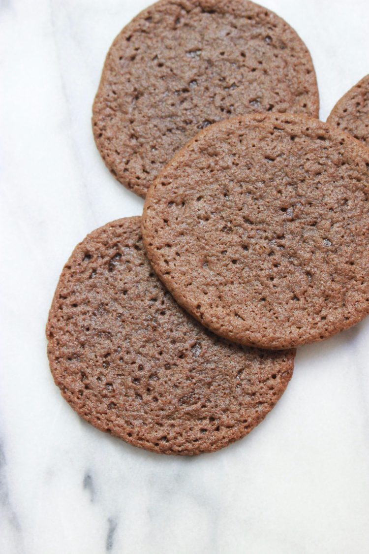 Chocolate Malt Sandwich Cookies • Mandy Jackson