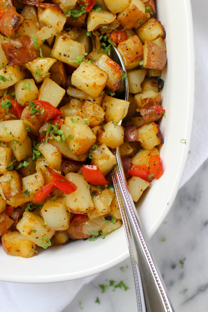 Easy Country Potatoes in the Oven • Mandy Jackson