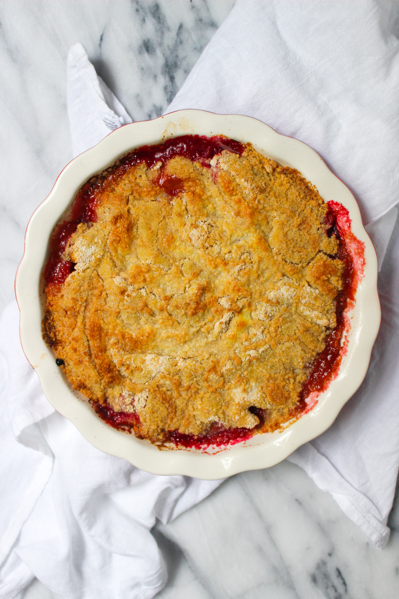 Buttery Plum + Apple Crumble • Mandy Jackson
