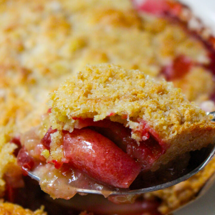 Buttery Plum + Apple Crumble • Mandy Jackson