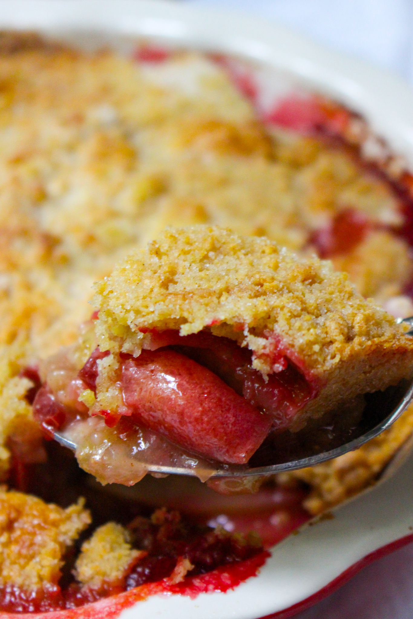 Buttery Plum + Apple Crumble • Mandy Jackson