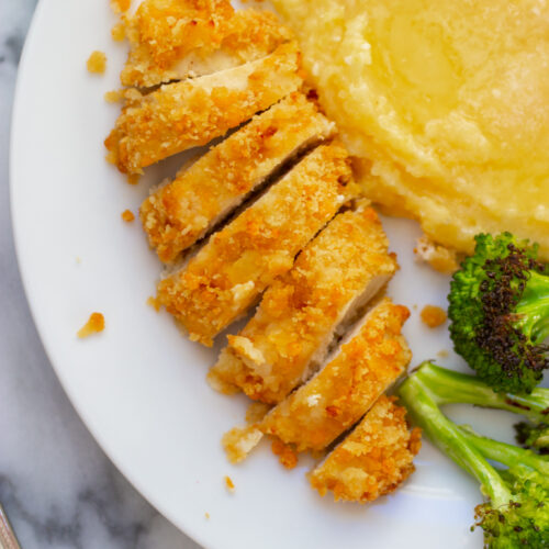 Crispy Cheddar Ritz Chicken (in the Oven!) • Mandy Jackson