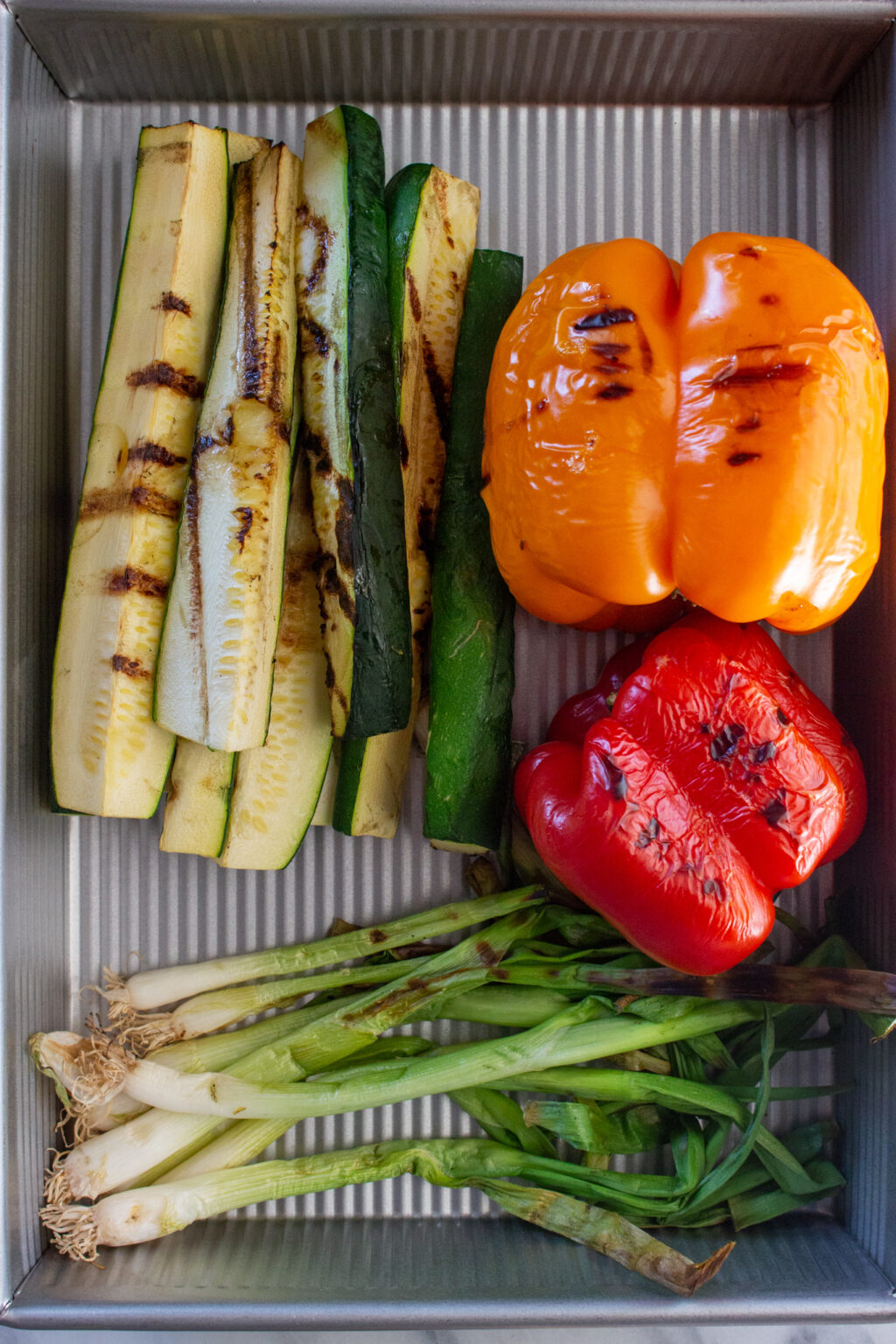 Grilled Veggie Salad • Mandy Jackson