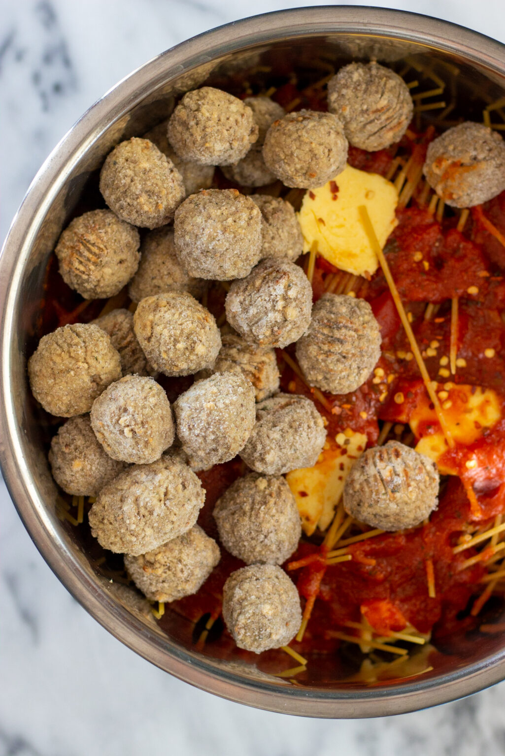 Instant Pot Spaghetti + Meatballs • Mandy Jackson