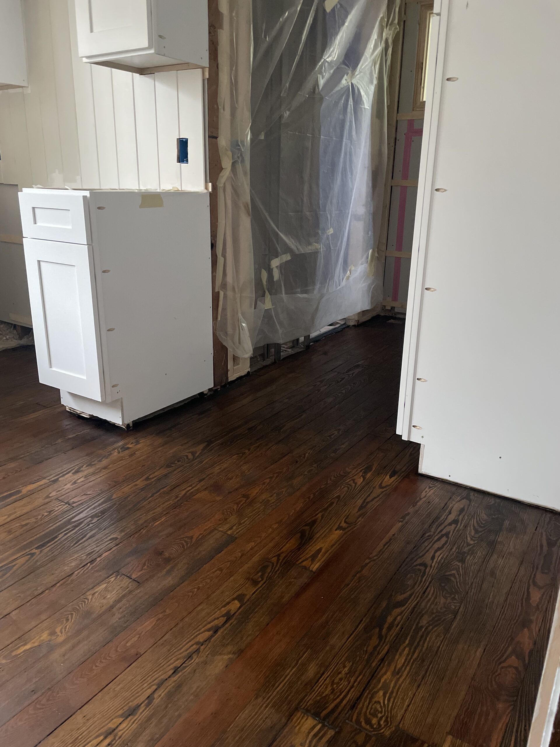Restoring the Heart Pine Floor in Our Kitchen • Mandy Jackson